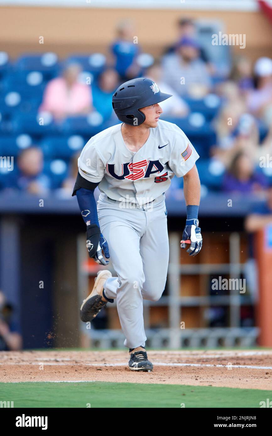 Michael Carico (5) (Davidson) of Team Stripes during a game against ...