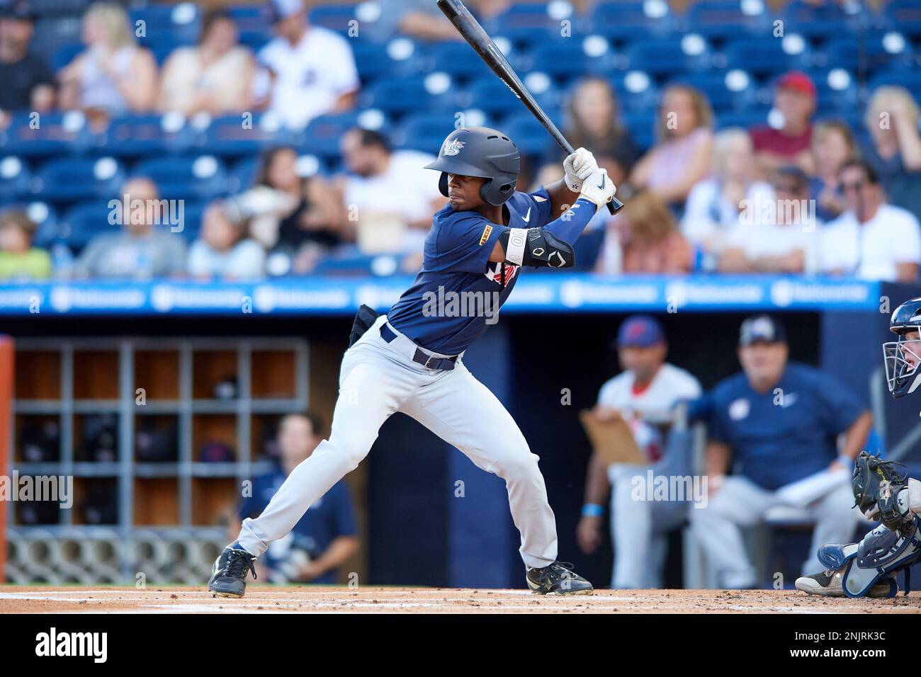 Enrique Bradfield Jr. (1) (Vanderbilt) of Team Stars during a game ...