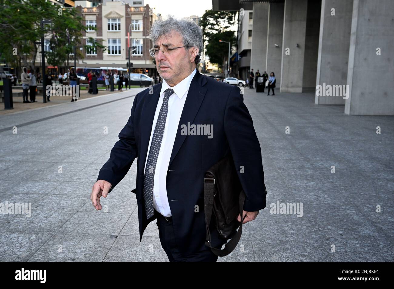 Barrister Salvatore (Sam) Di Carlo is seen leaving the Brisbane ...