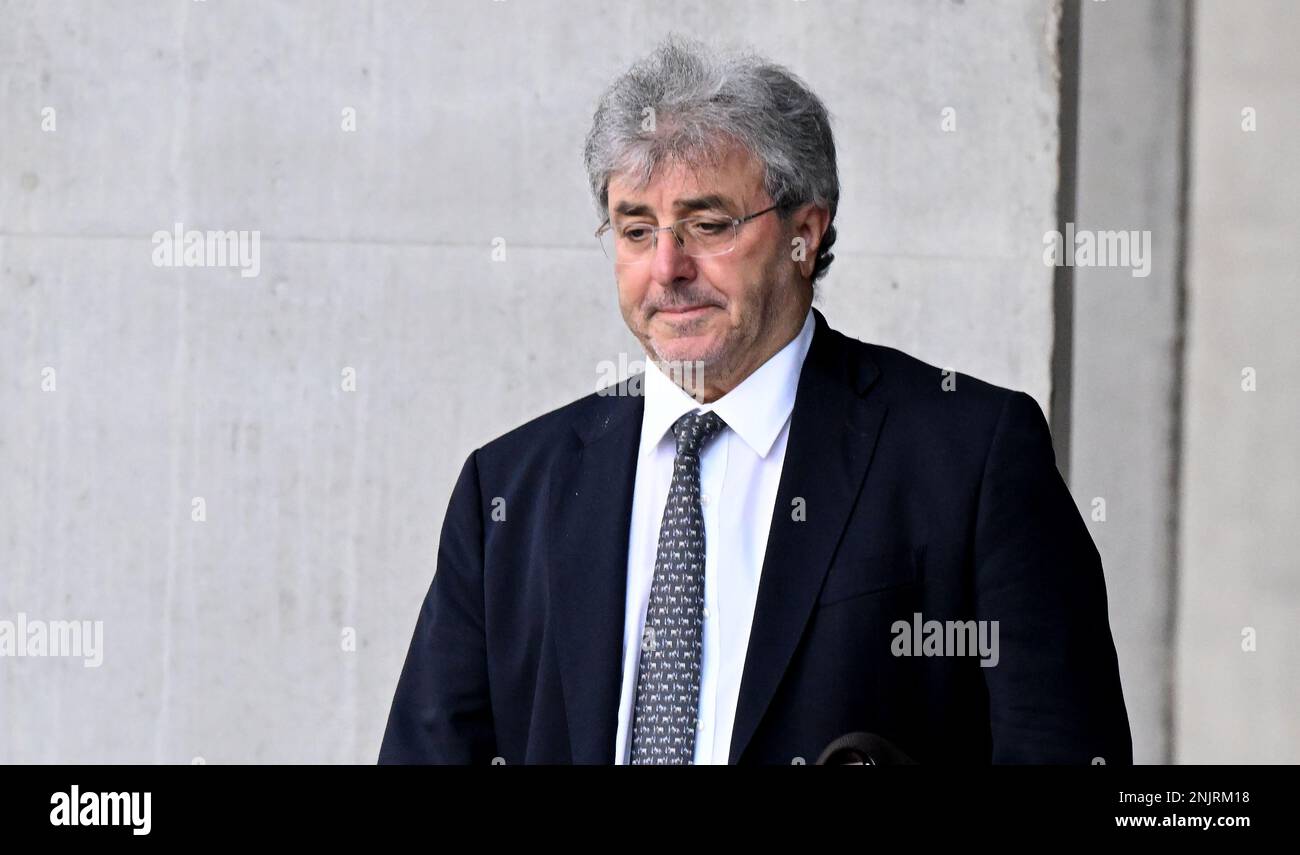 Barrister Salvatore (Sam) Di Carlo is seen leaving the Brisbane ...