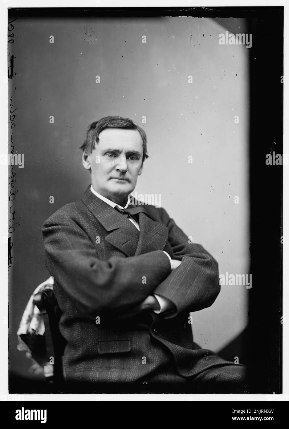 Portrait of actor Joe Jefferson, featured in the Brady-Handy Collection ...