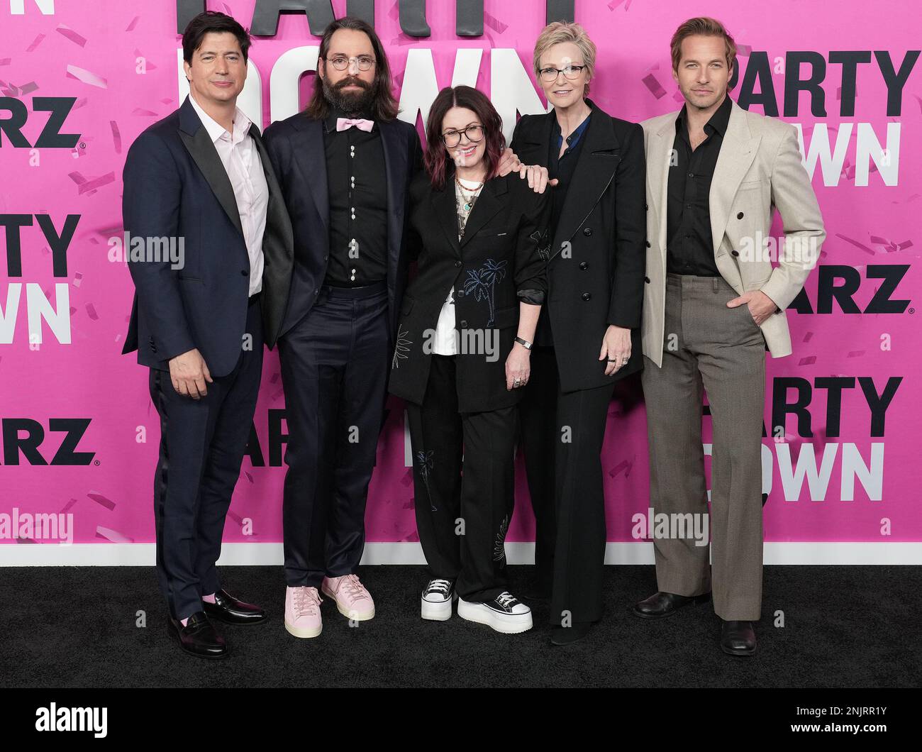 Los Angeles, USA. 22nd Feb, 2023. (L-R) PARTY DOWN Cast - Ken Marino ...