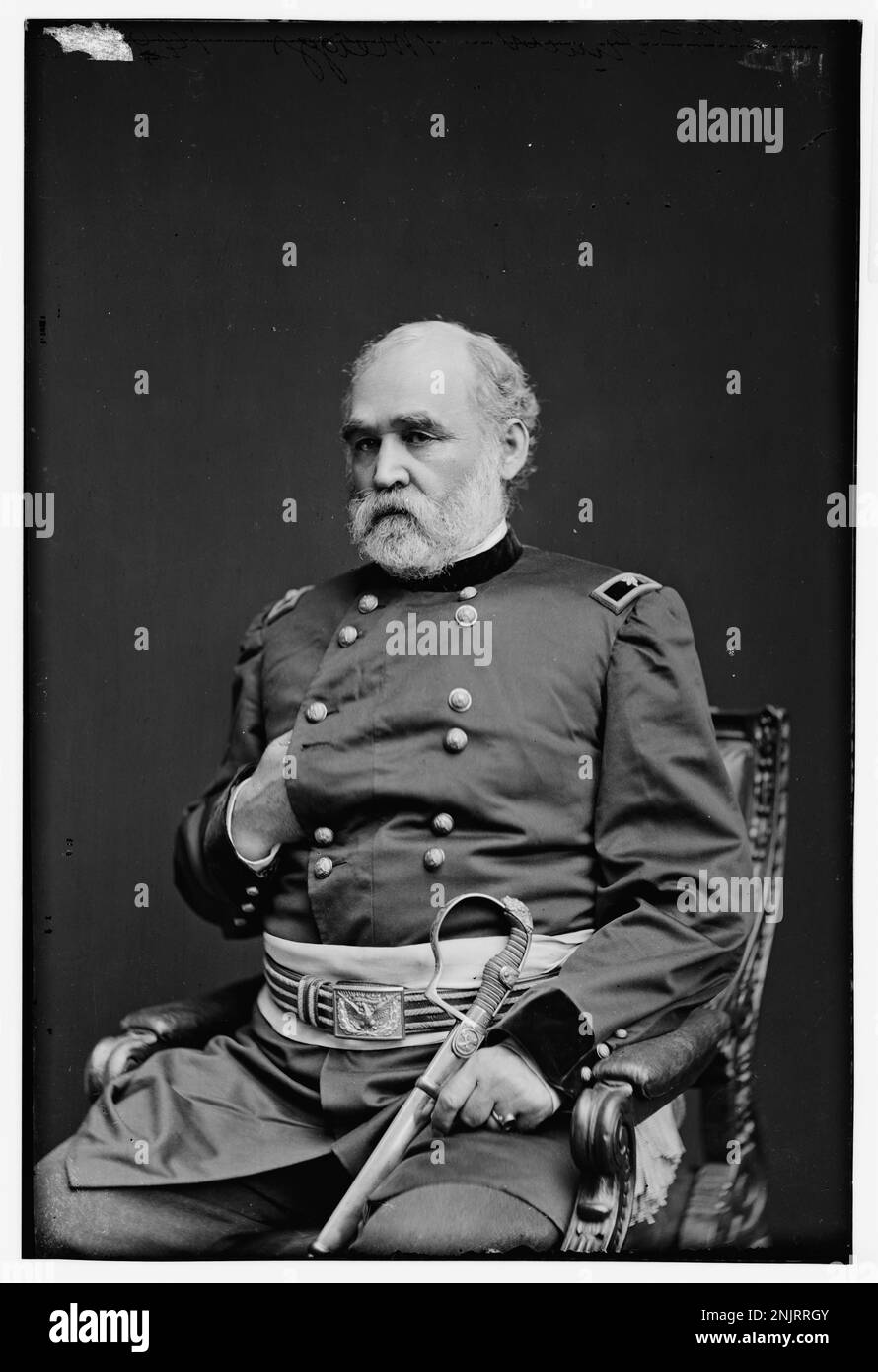 Portrait of General Montgomery C. Meigs, a prominent U.S. Army officer ...