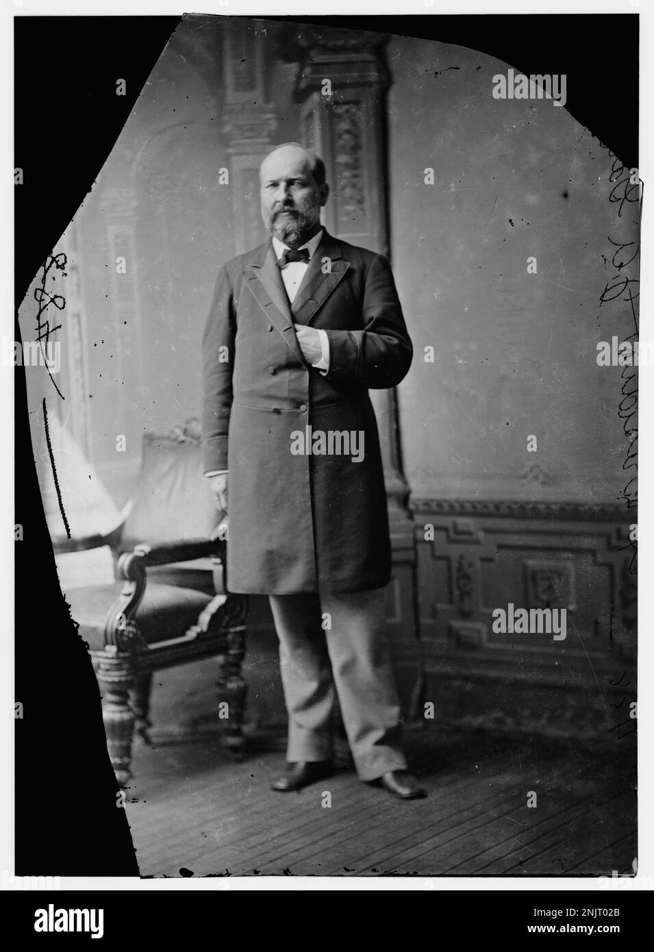 Portrait of President James A. Garfield, the 20th President of the ...