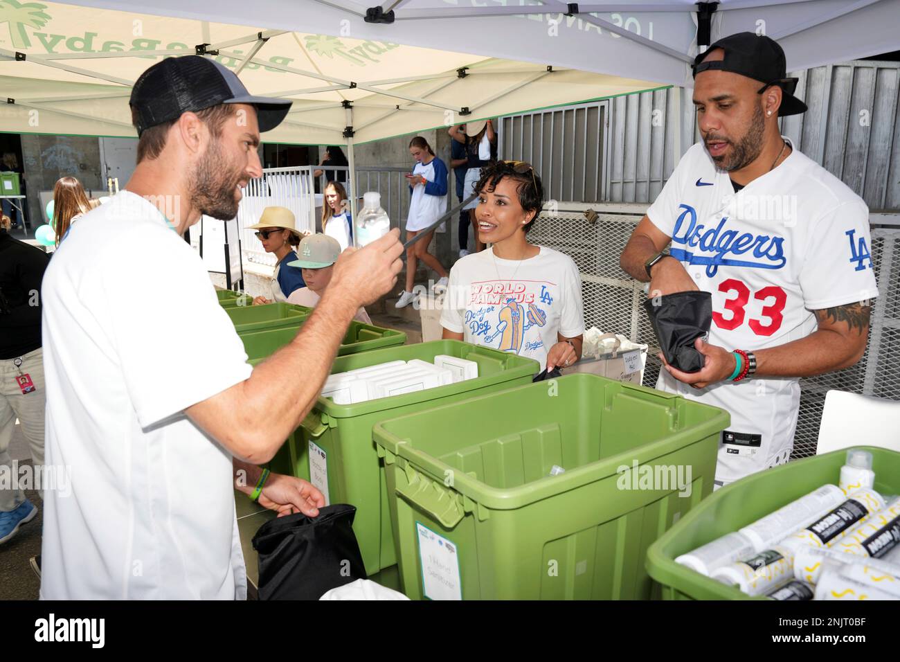 Los Angeles Dodgers pitcher David Price and wife Tiffany Price and ...