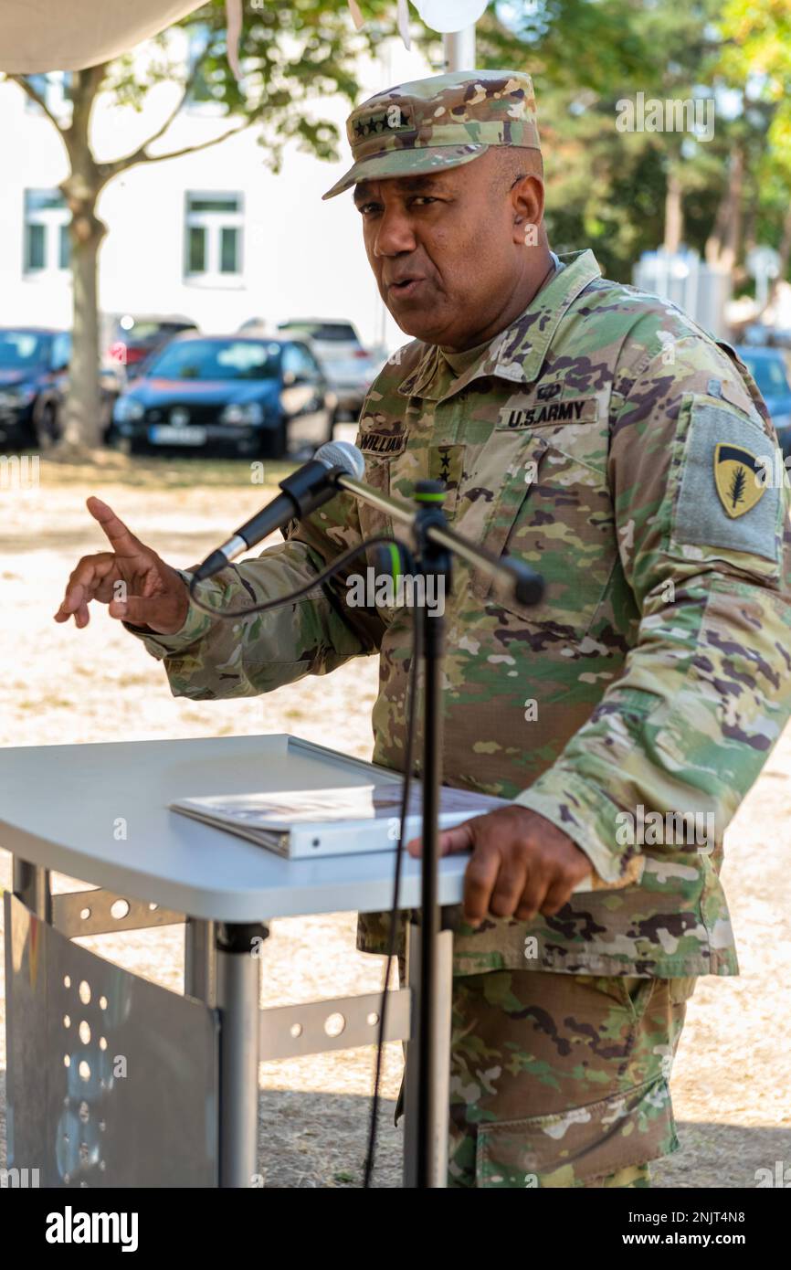 U.S. Army Gen. Darryl A. Williams, U.S. Army Europe & Africa commander ...