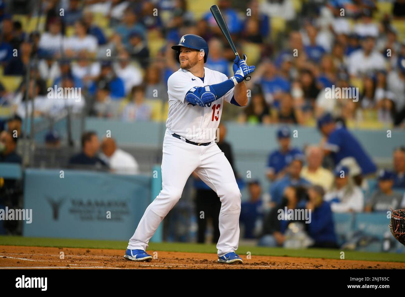 LOS ANGELES, CA - JULY 05: Los Angeles Dodgers third baseman Max Muncy ...