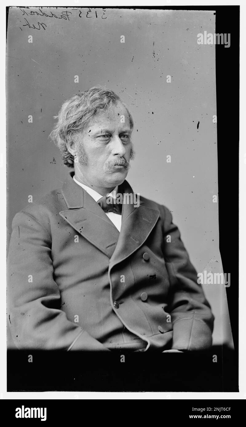 A portrait of Hon. Algernon Sidney Paddock, a political figure from ...