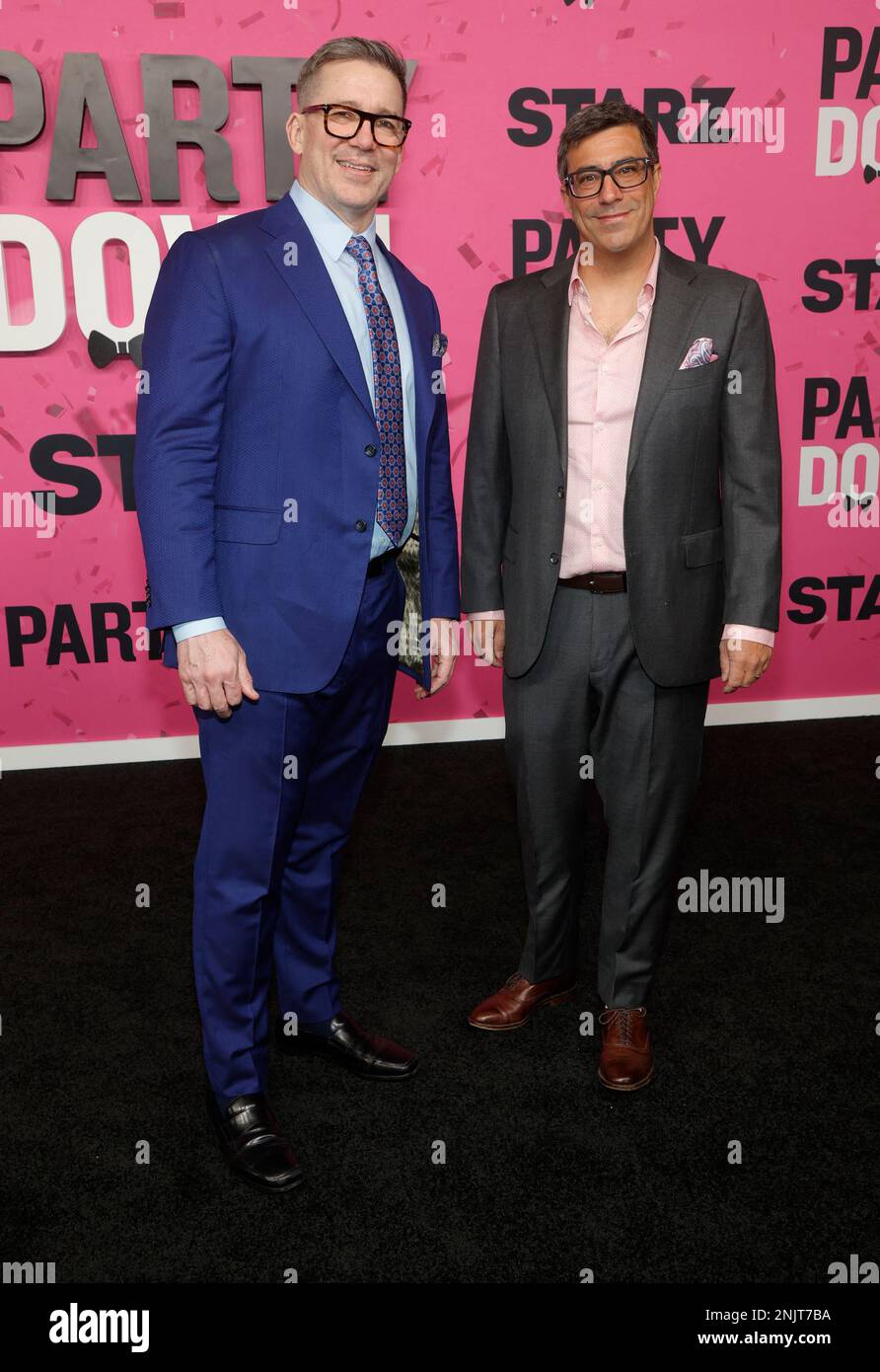 Los Angeles, CA, USA on February 22, 2022. Rob Thomas, John Enbom, at ...