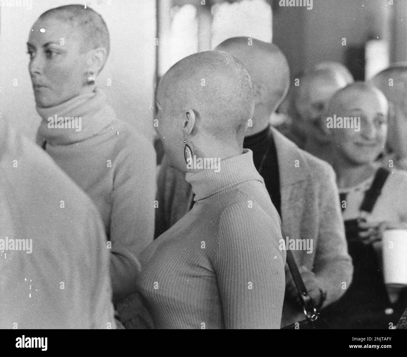 Synanon women shave their head as part of a liberation, February 27 ...