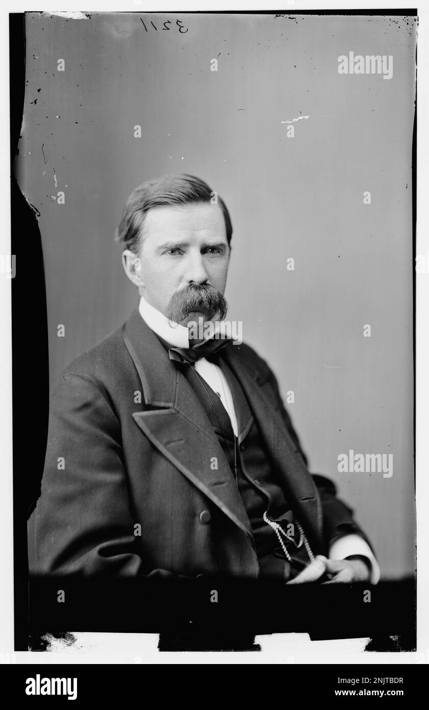 Portrait of Senator James Donald Cameron of Pennsylvania, from the ...