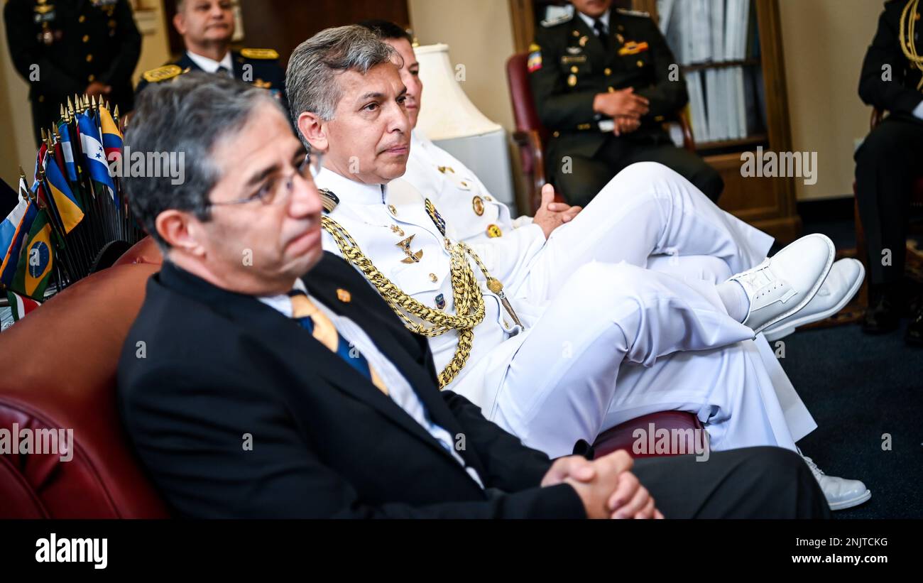 Inter-American Defense College Leadership greeted Ecuadorian ...