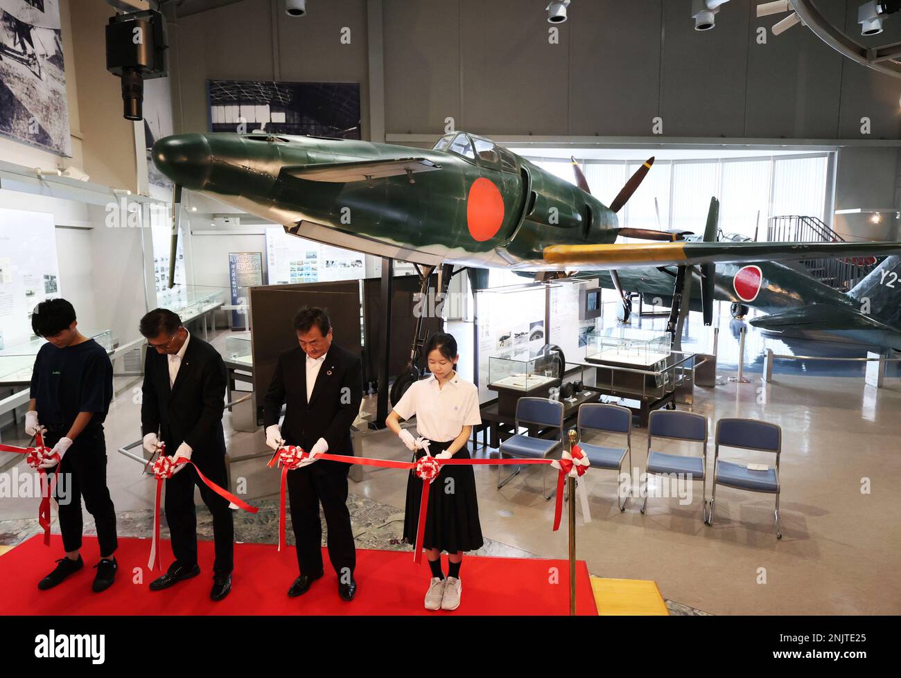 A full-scale model of Kyushu J7W Shinden is open to public at the ...