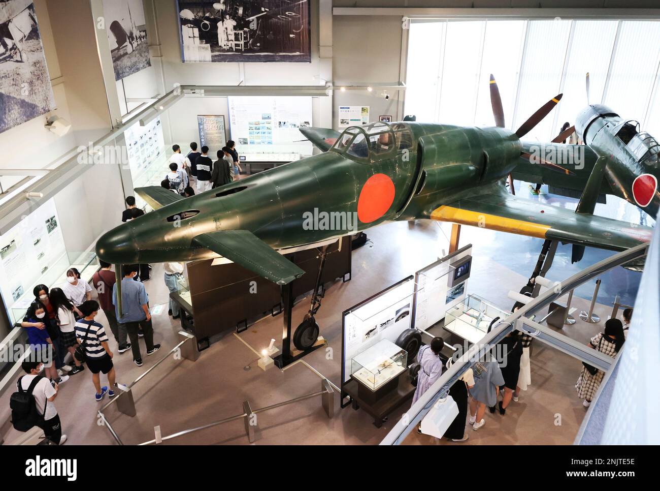 A full-scale model of Kyushu J7W Shinden is open to public at the ...