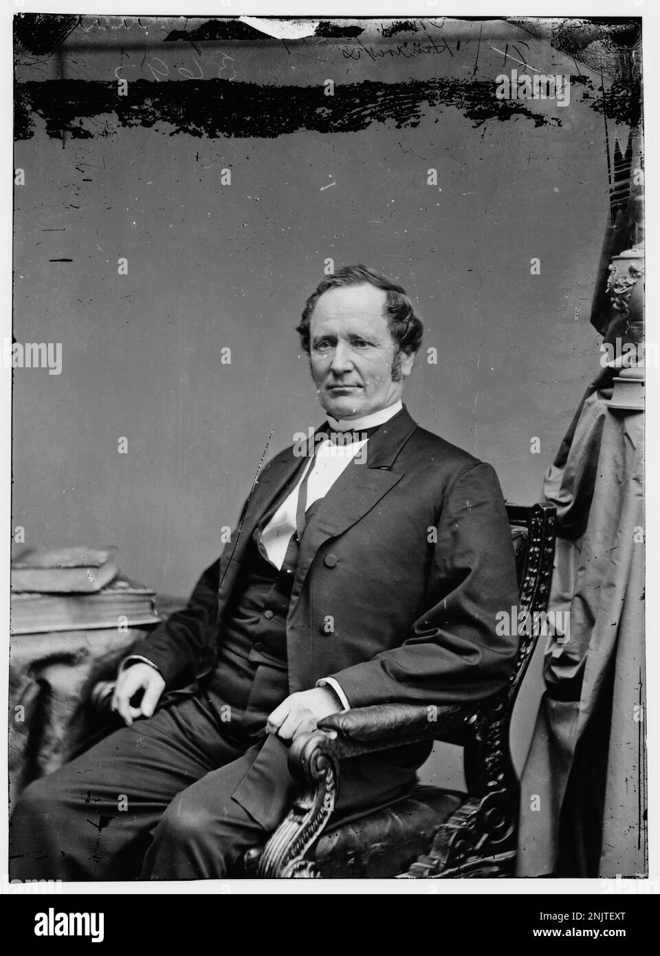 A portrait of Hon. Thomas A. Hendricks, Vice President of the United ...