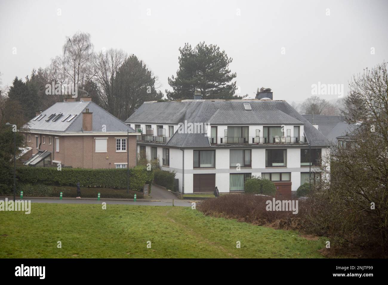 Brussels, Belgium - 23 Feb 2023: The weather in the city is currently ...
