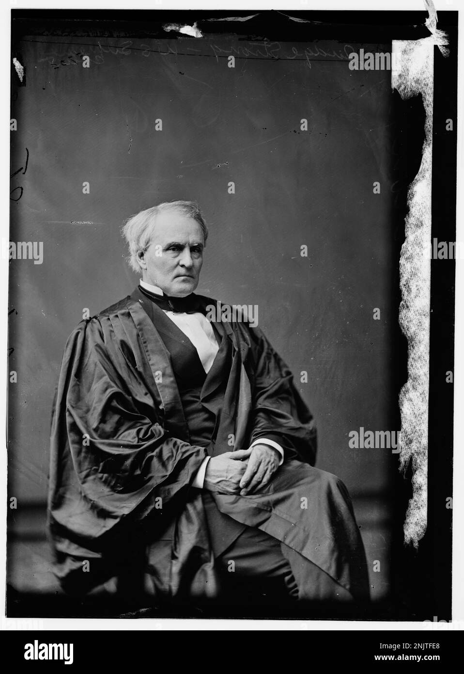 Portrait of Judge Strong, a U.S. Supreme Court Justice. Image from the ...