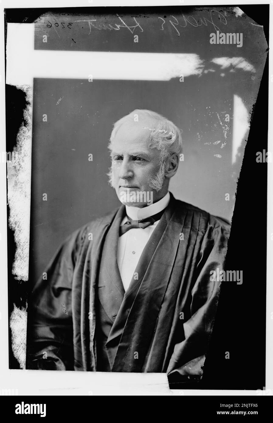 Portrait of Judge Ward Hunt, a U.S. judge known for his legal ...
