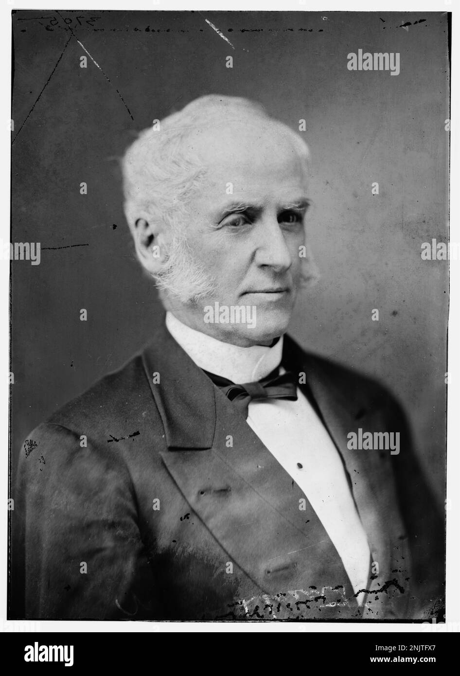 Ward Hunt, a key 19th-century political figure, captured in a formal ...