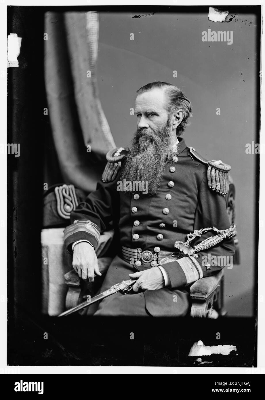 Photograph of Admiral John Worden of the United States Navy from the ...
