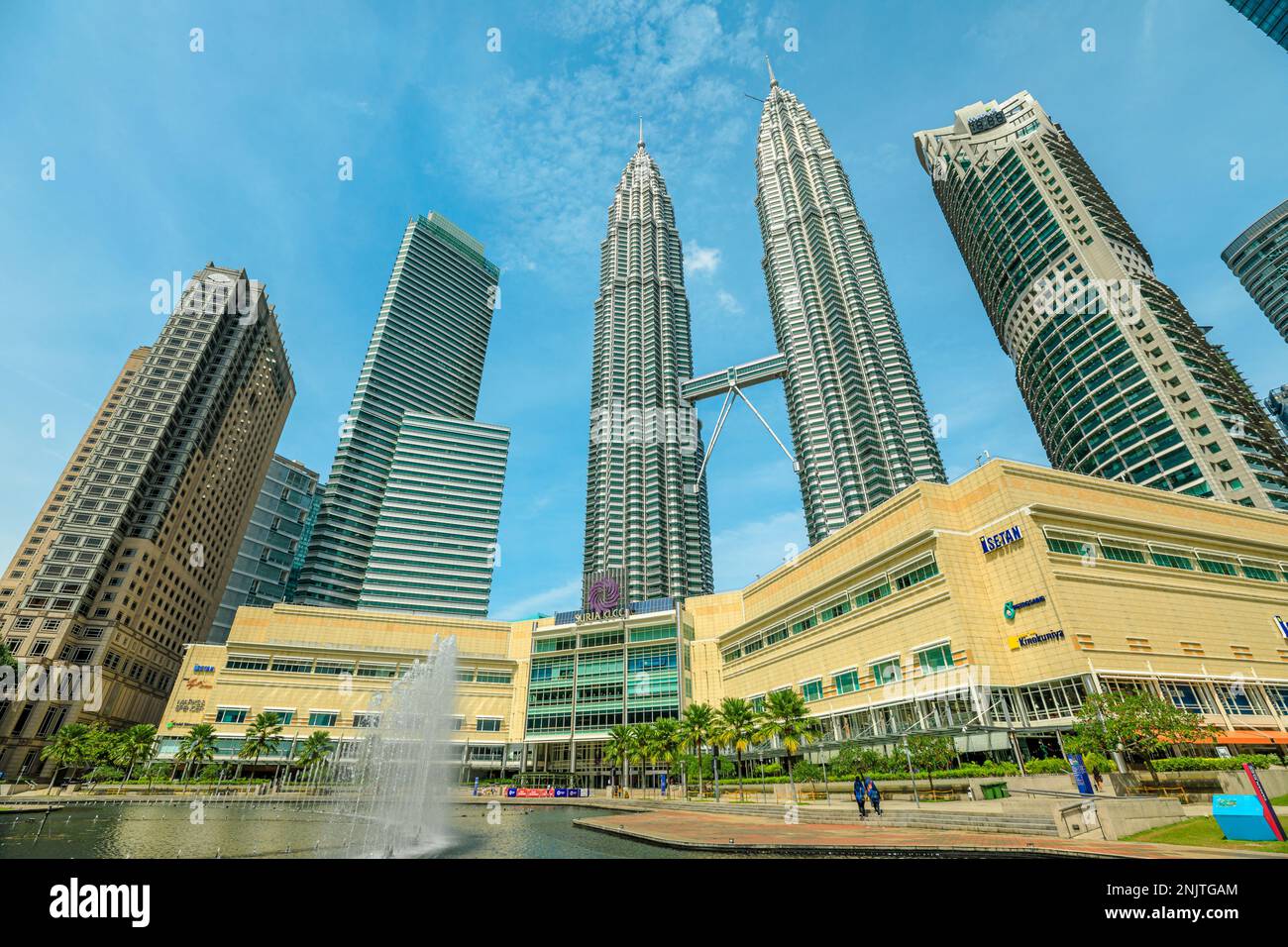 Kuala Lumpur, Malaysia - January 2023: Petronas Twin Towers in Kuala ...