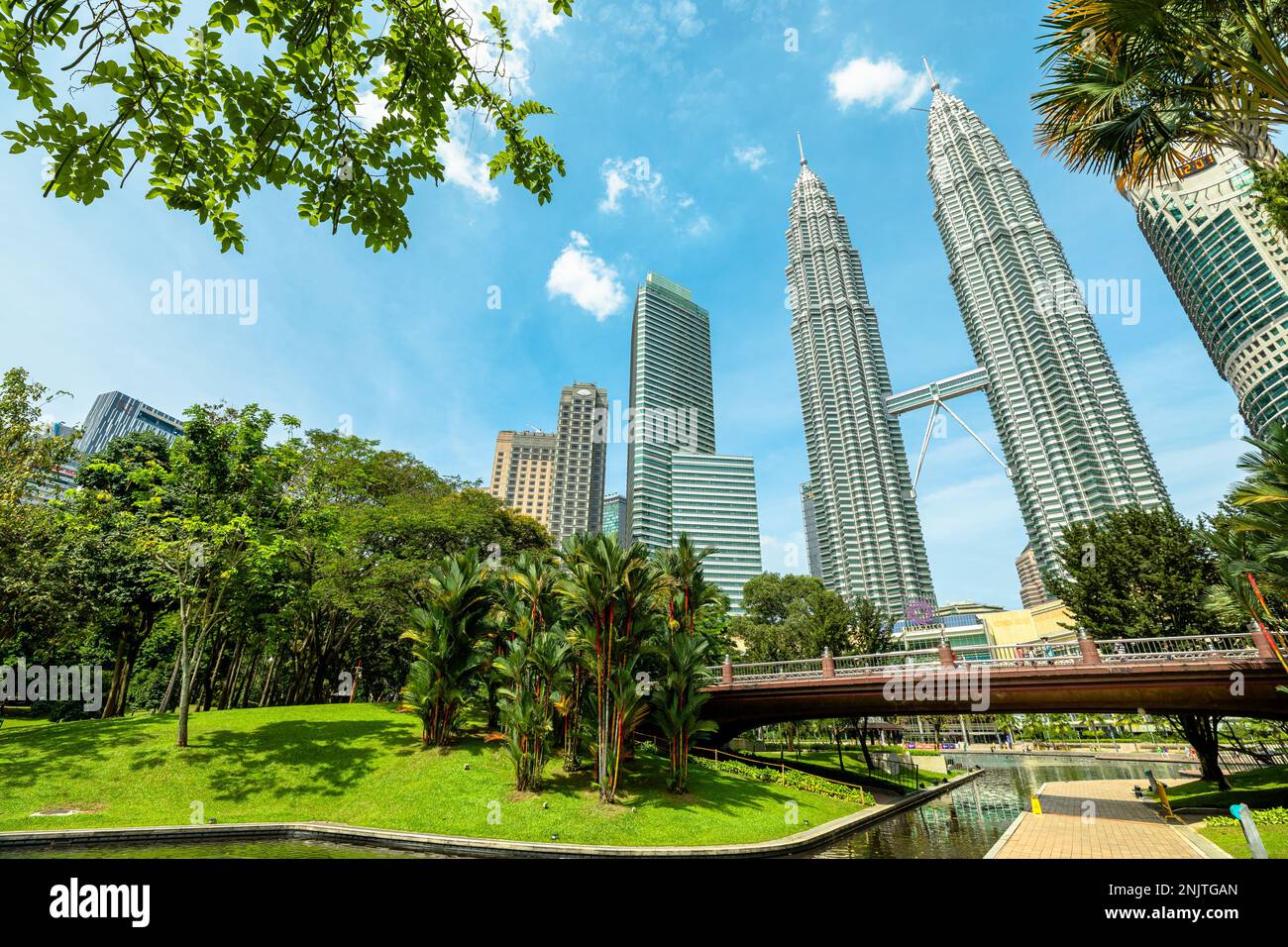 Kuala Lumpur, Malaysia - January 2023: The Petronas Towers, also known ...