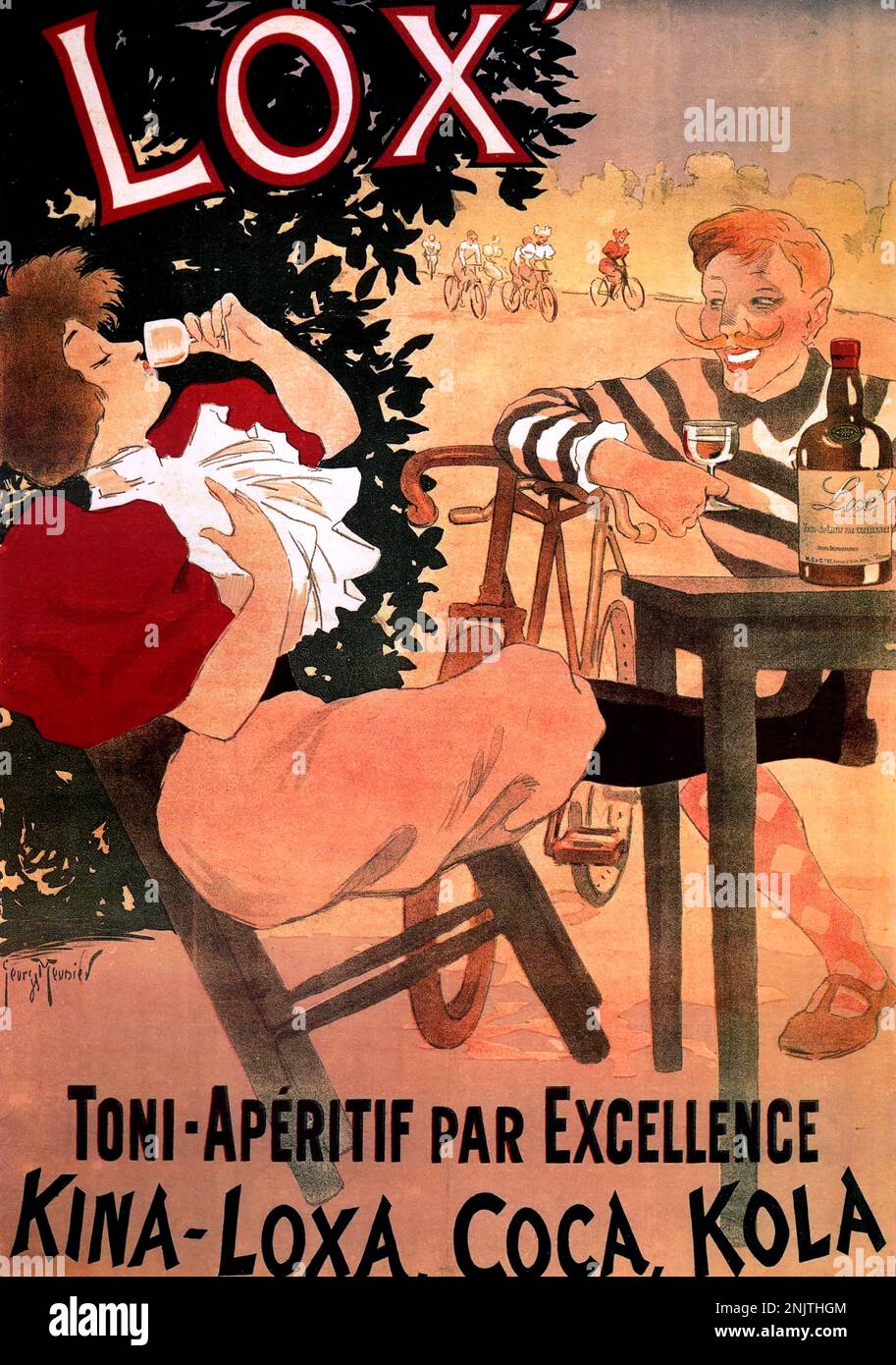 Victorian Advertising Illustration posters Stock Photo - Alamy