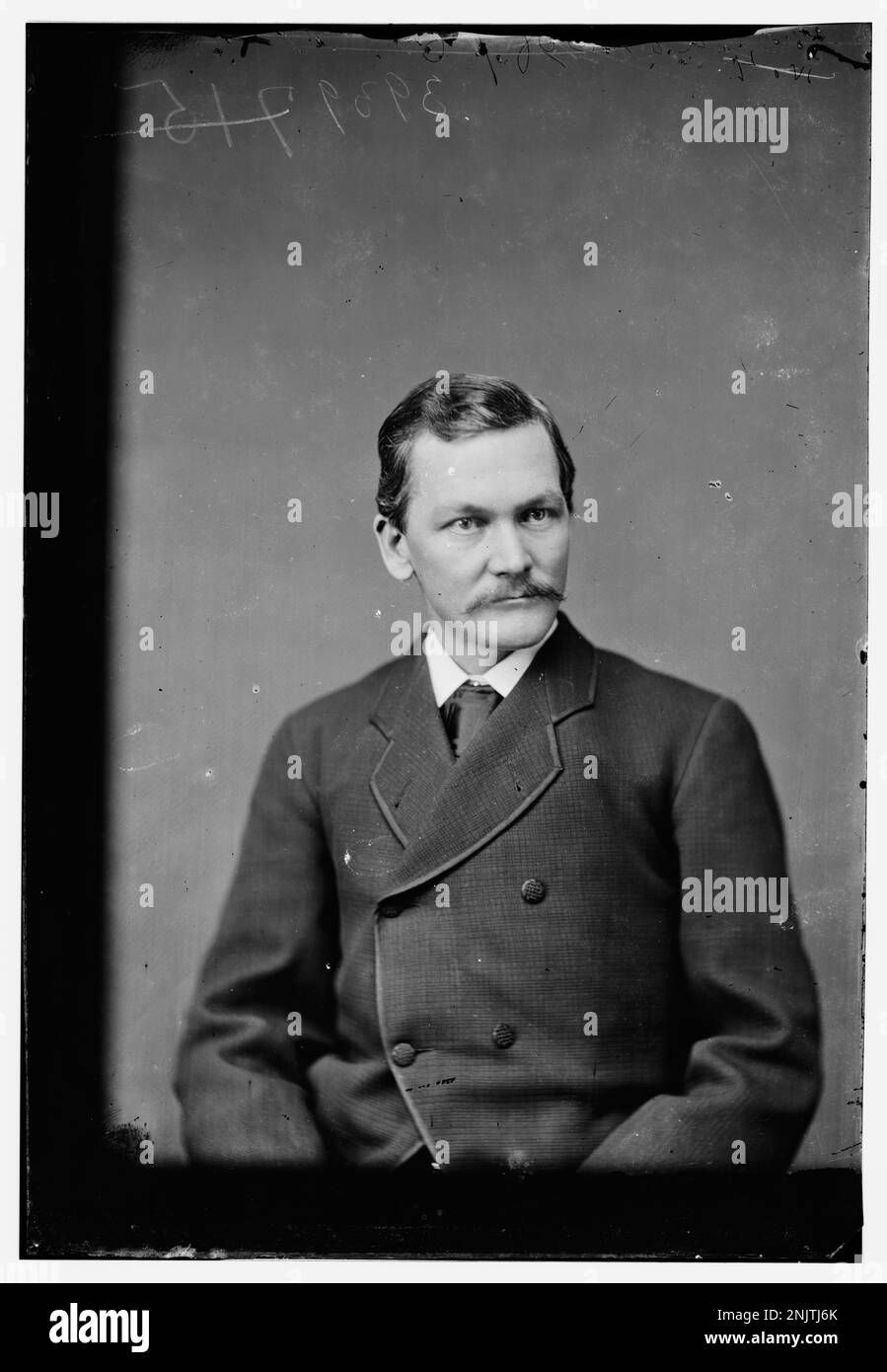 Portrait of R.W. Townsend, a historical figure preserved in the Brady ...