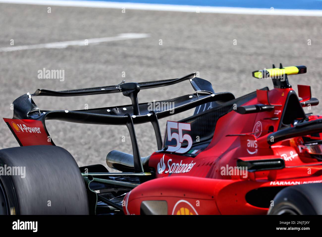 Sakhir, Bahrain. 23rd February 2023. Carlos Sainz Jr (ESP) Ferrari SF ...