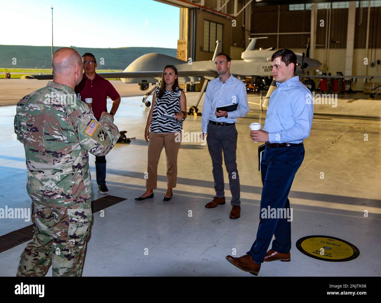 Staff delegation visits Fort Riley, Ks, on Aug. 10, 2022. Members of U ...