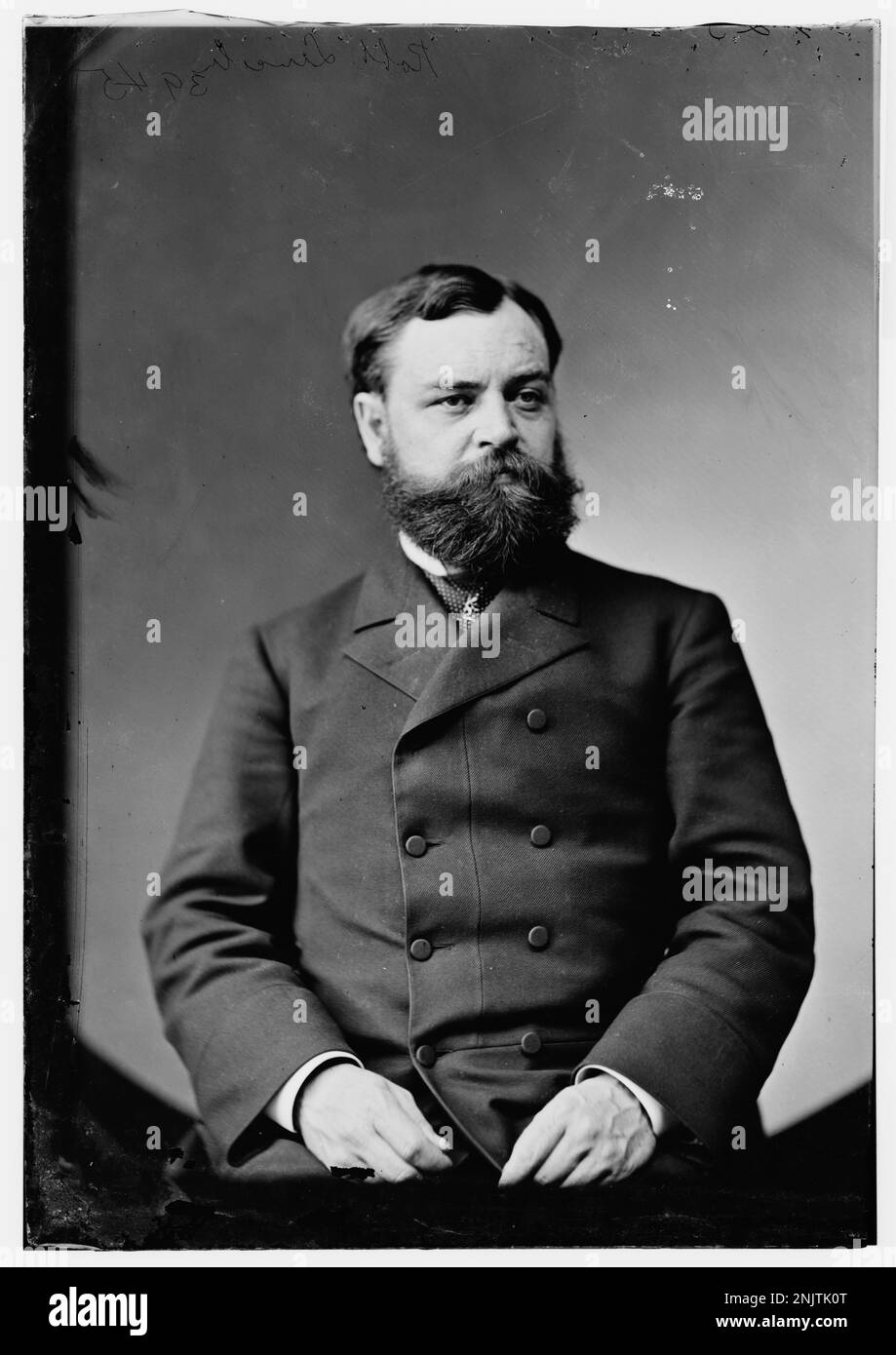Portrait of Robert Lincoln, the son of President Abraham Lincoln ...
