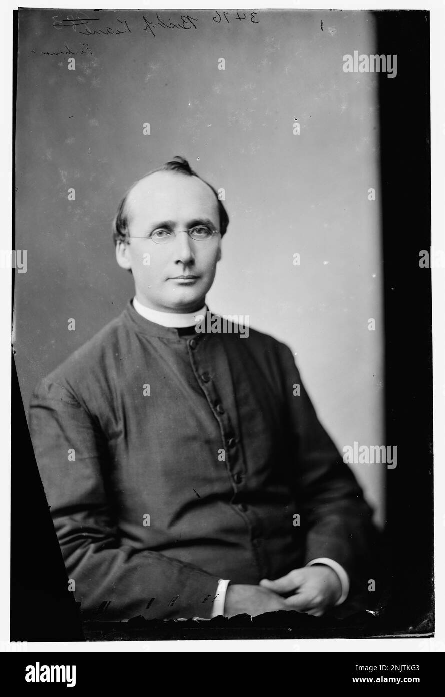 Portrait of Bishop Keane of Richmond, a religious leader in the 19th ...
