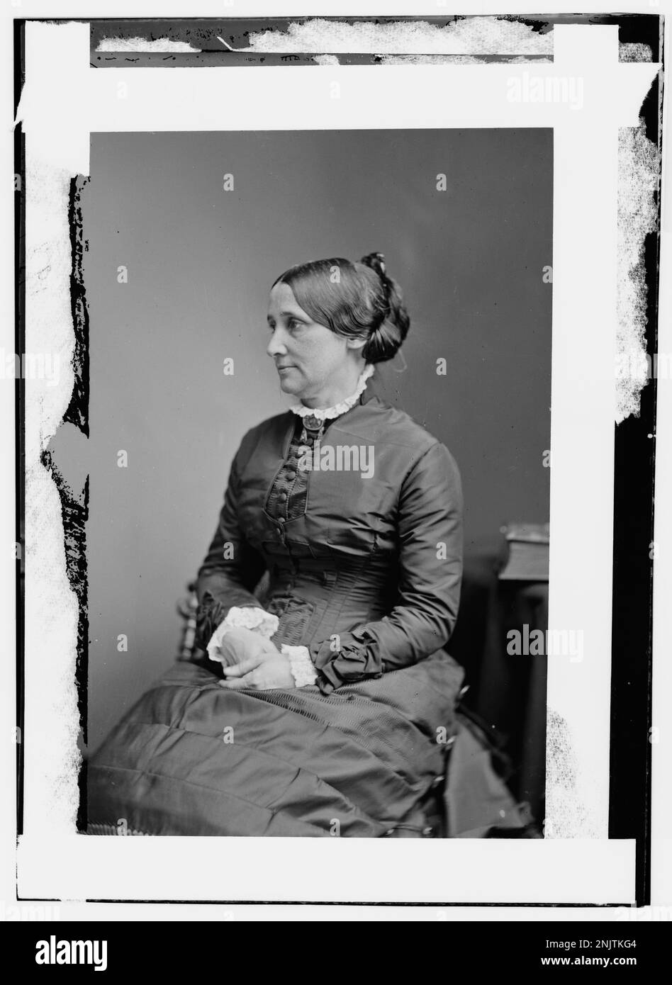 Portrait of Lucy Webb Hayes, wife of President Rutherford B. Hayes ...