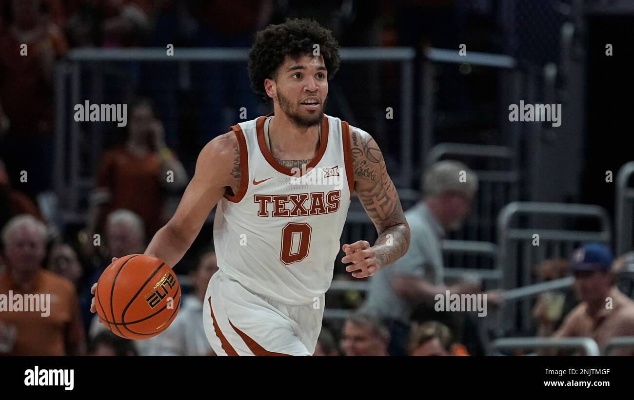 Texas forward Timmy Allen (0) during the second half of an NCAA college ...