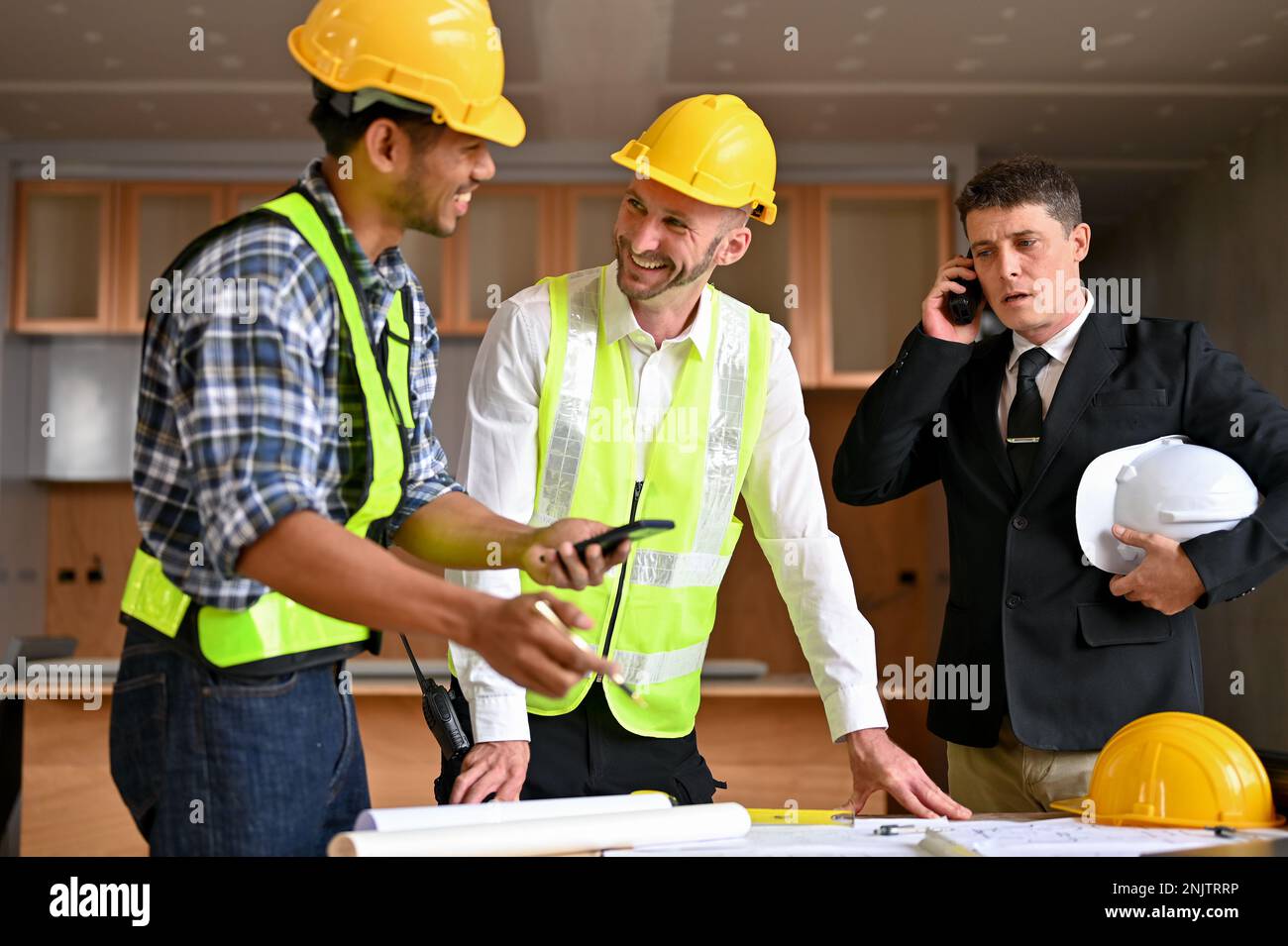 Inspector planning hi-res stock photography and images - Alamy