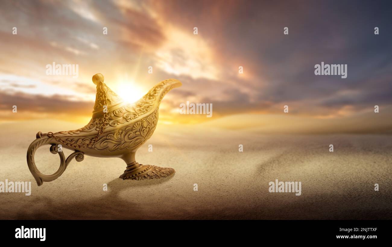 Arabian lamp sunset hi-res stock photography and images - Alamy