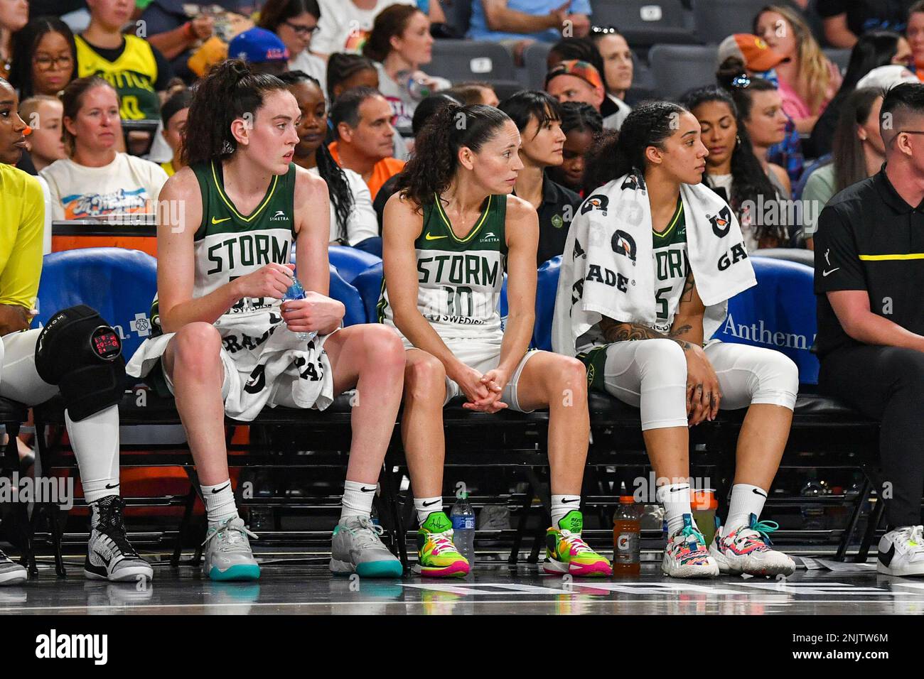 COLLEGE PARK, GA – JULY 03: Seattle forward Breanna Stewart (30), guard ...