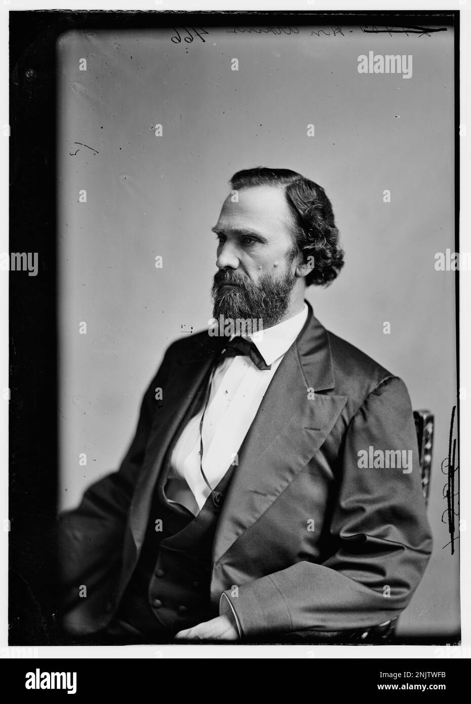 Portrait of John DeWitt Atkins, Lieutenant Colonel of the 5th Tennessee Infantry, Confederate ...