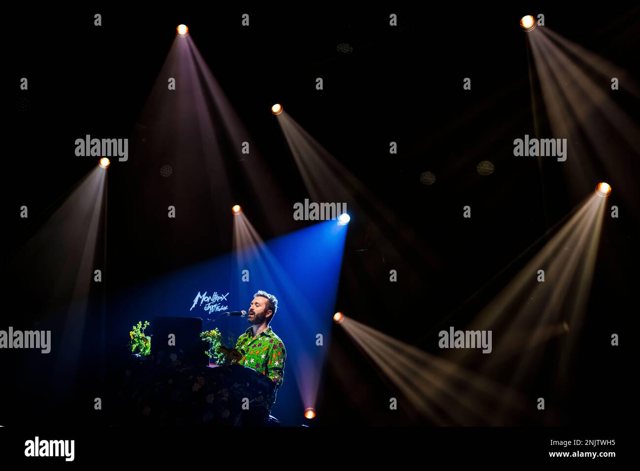 British singer Tom Rosenthal performs on the Montreux Jazz Lab stage ...