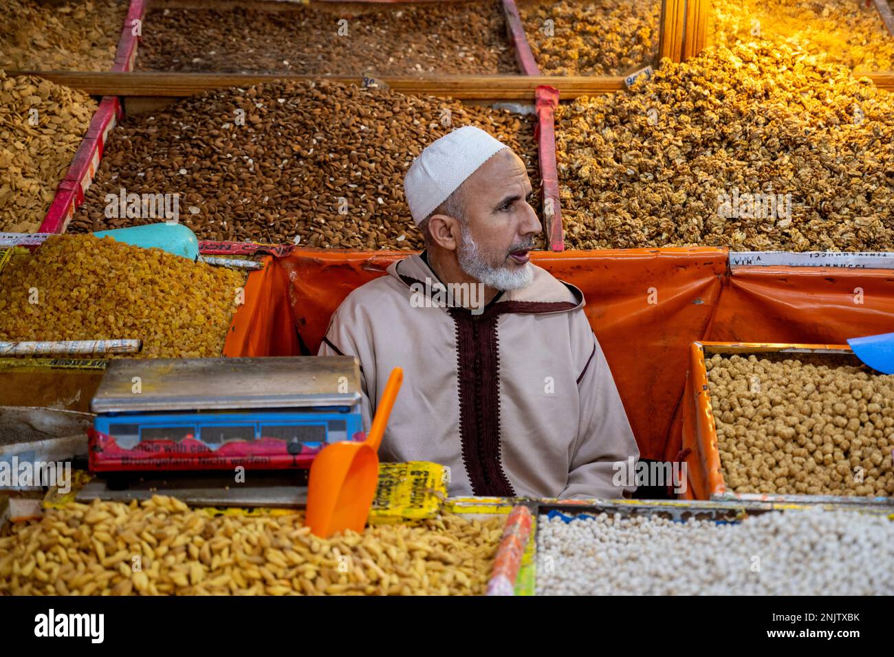 Afrika, Marokko, Taroudant, Marché Municipale Jnan Jamaa Stock Photo ...