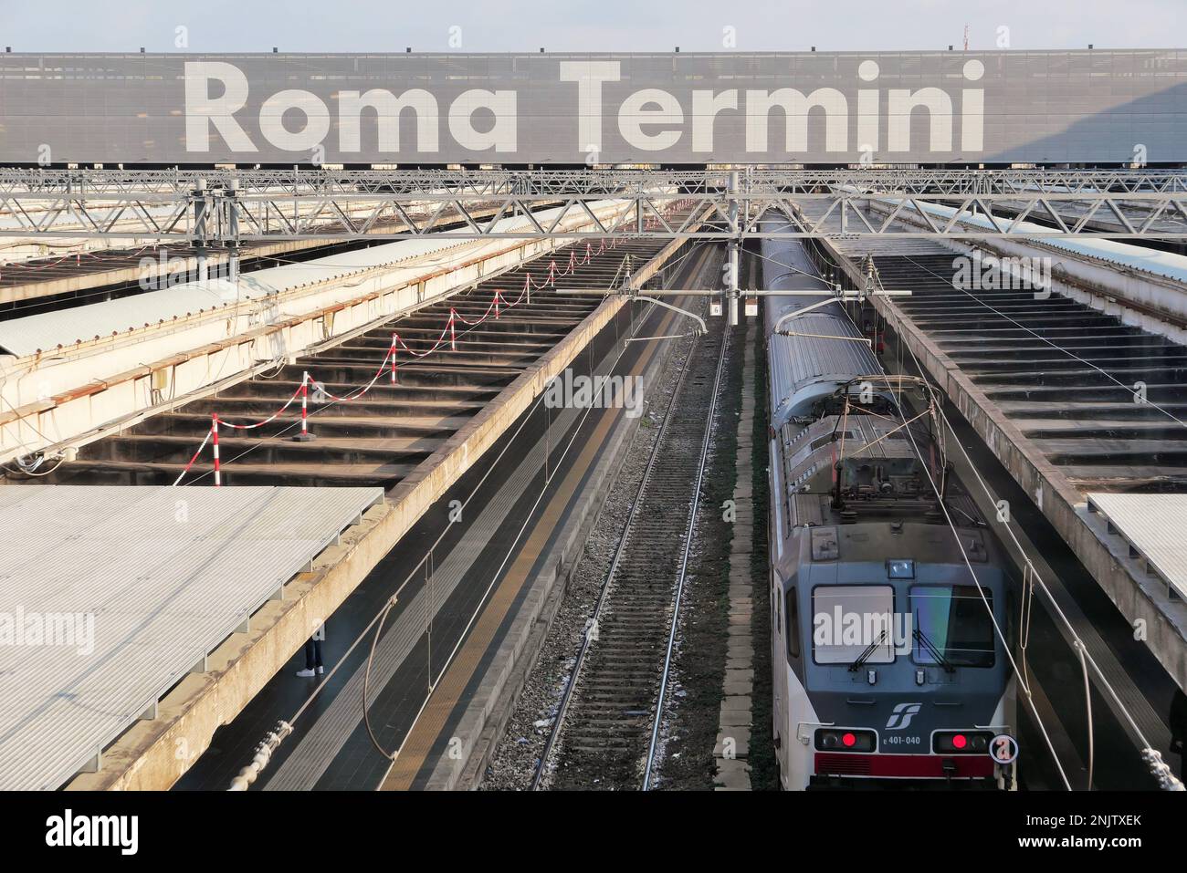 SIGN OF ROMA TERMINI RAILWAY STATION Stock Photo - Alamy