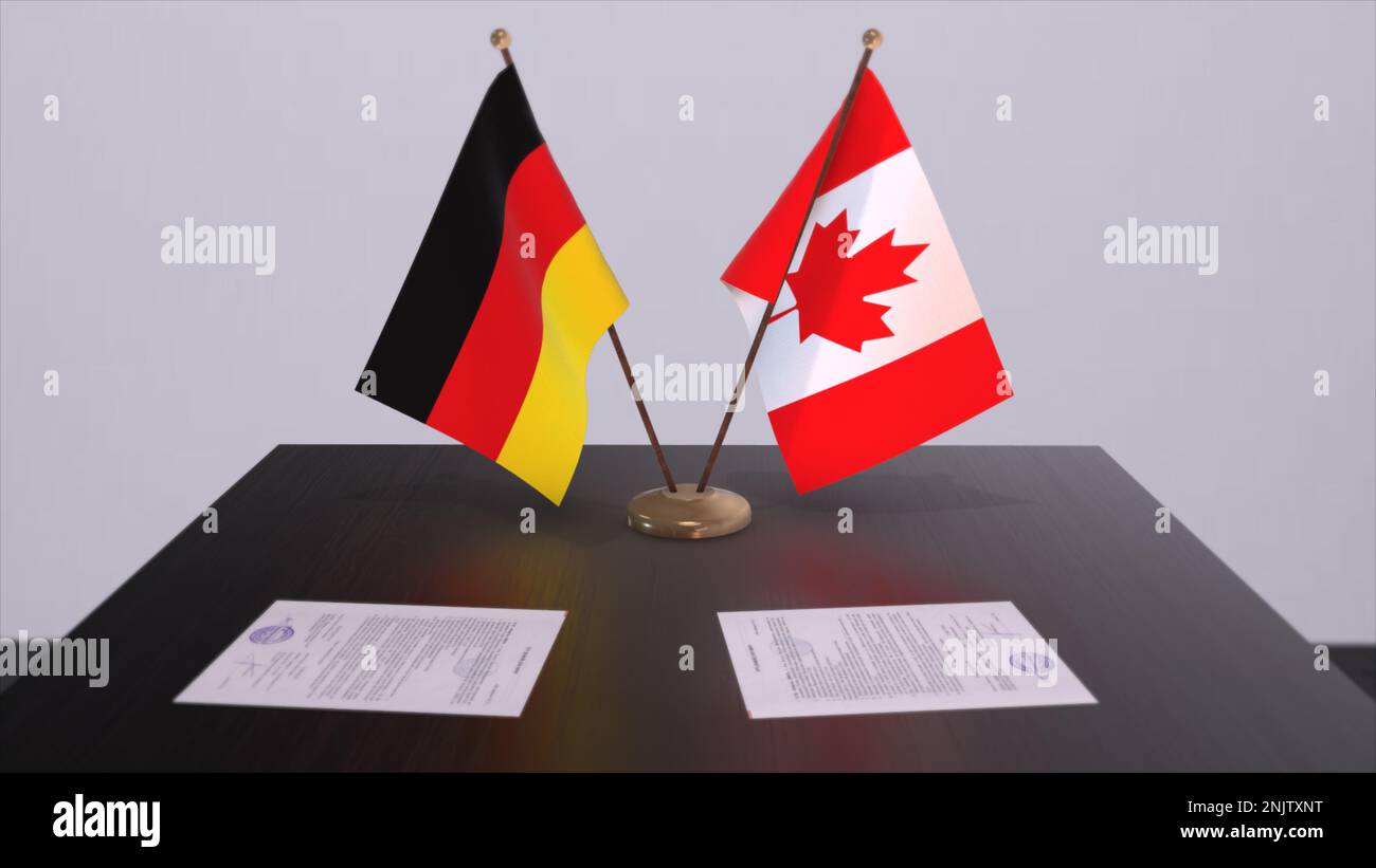 Canada and Germany flag, politics relationship, national flags ...
