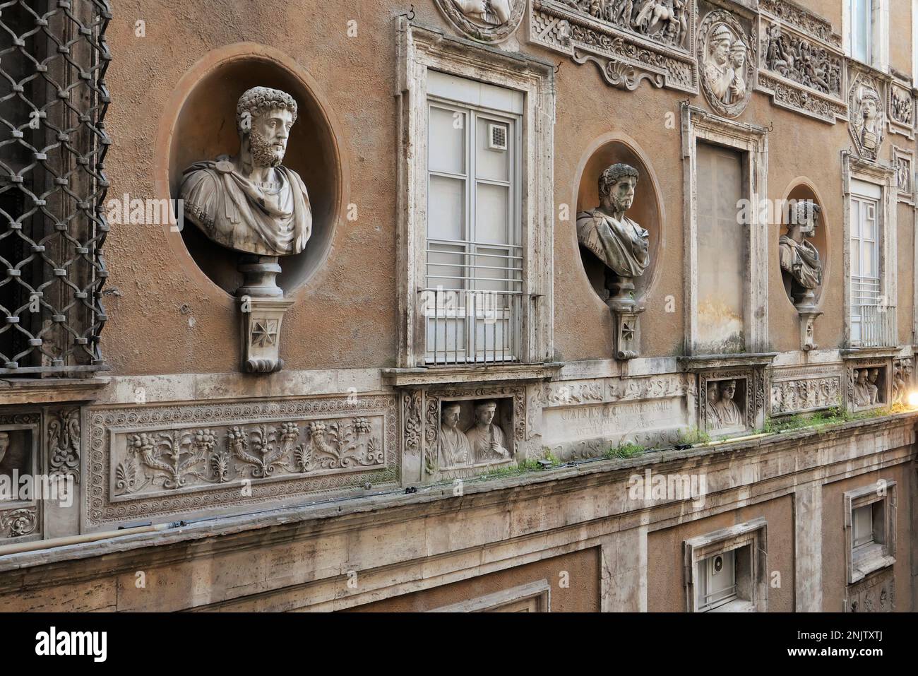 AN EXTERNAL VIEW OF THE MATTEI DI GIOVE PALACE, HEADQUARTERS OF THE ...