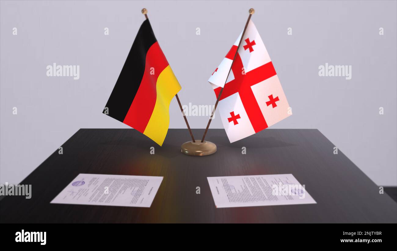 Georgia and Germany flag, politics relationship, national flags ...