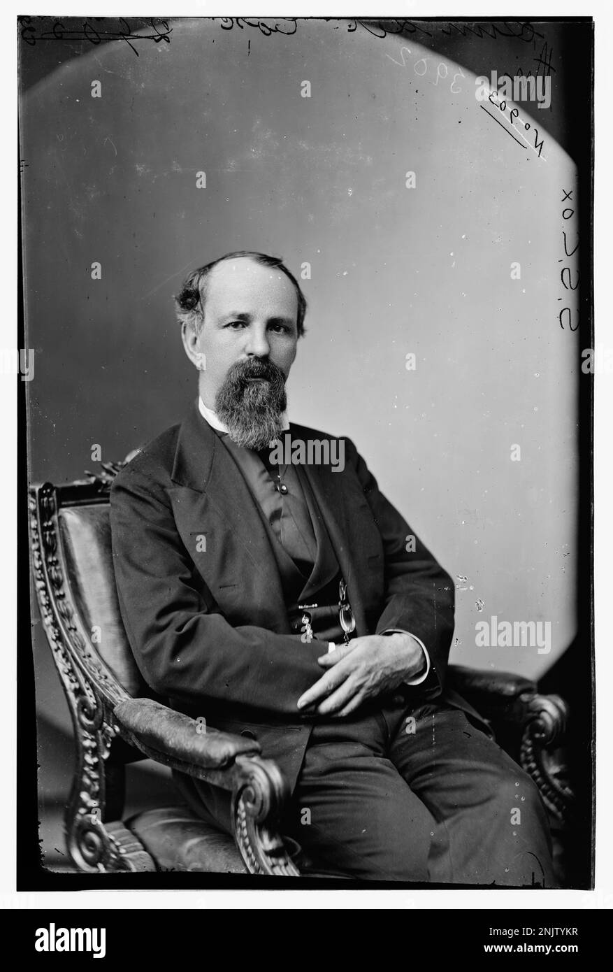 A photograph of Hon. S.S. Cox, a prominent American politician who ...