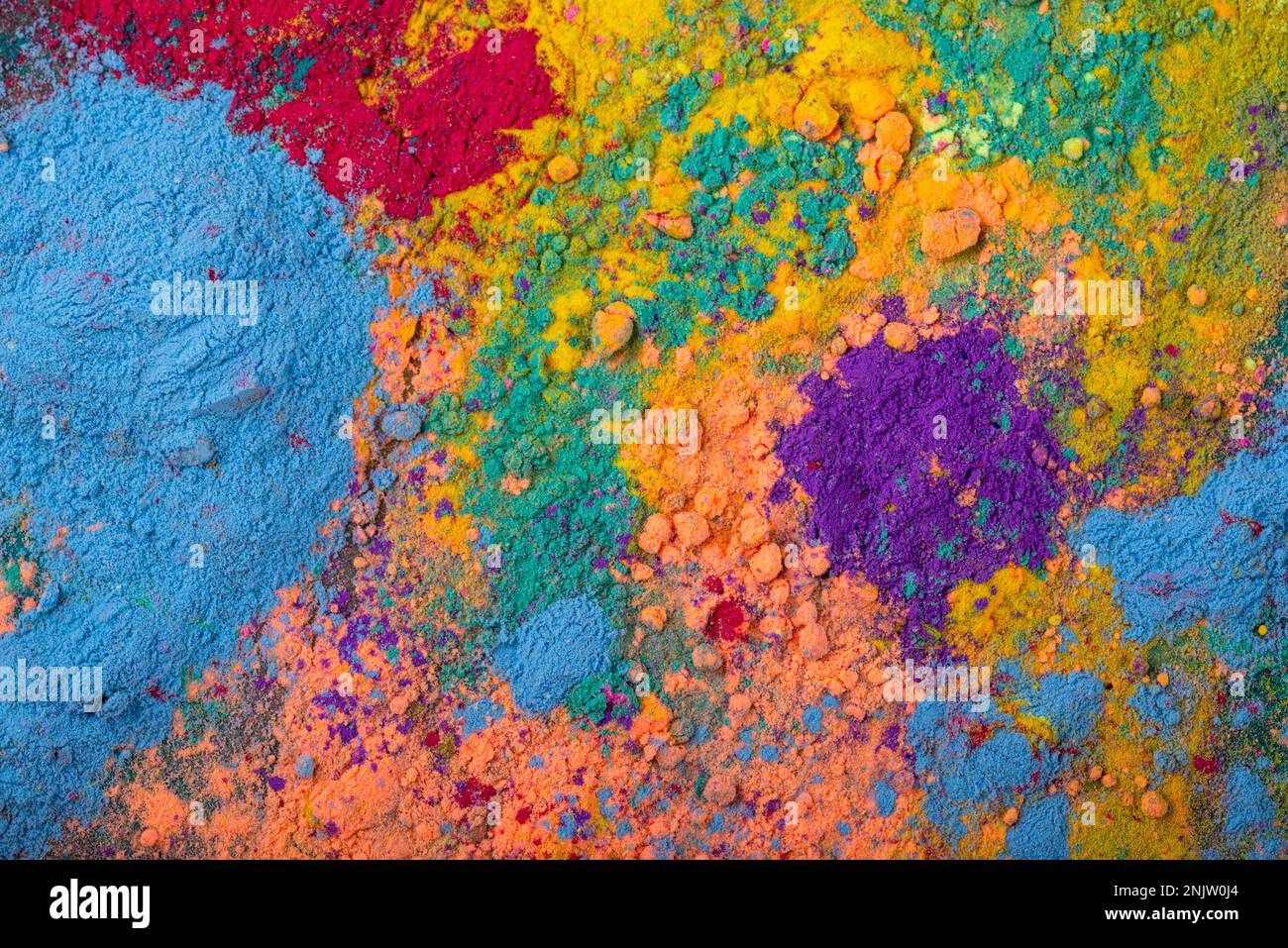 Gulal colors for Indian Holi festival Stock Photo - Alamy