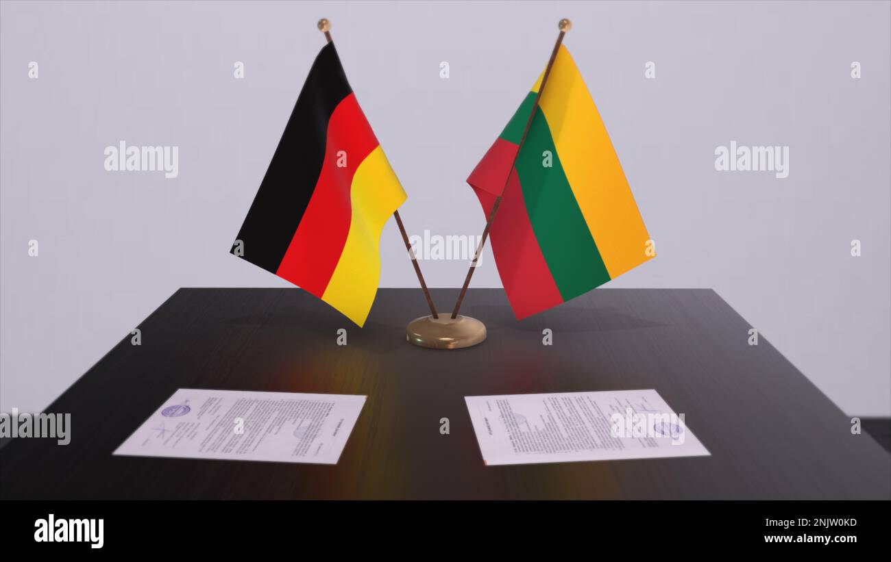 Lithuania and Germany flag, politics relationship, national flags ...