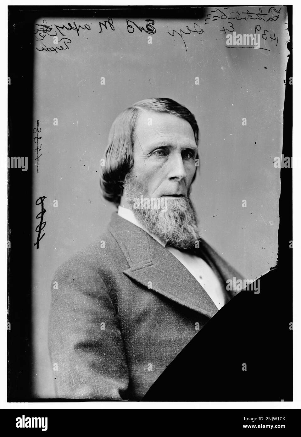 Portrait of Hon. Samuel Bell Maxey, a prominent political figure from ...