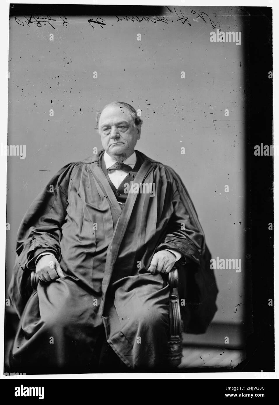 Portrait of Judge Swayne, a U.S. Supreme Court Justice, captured in the ...