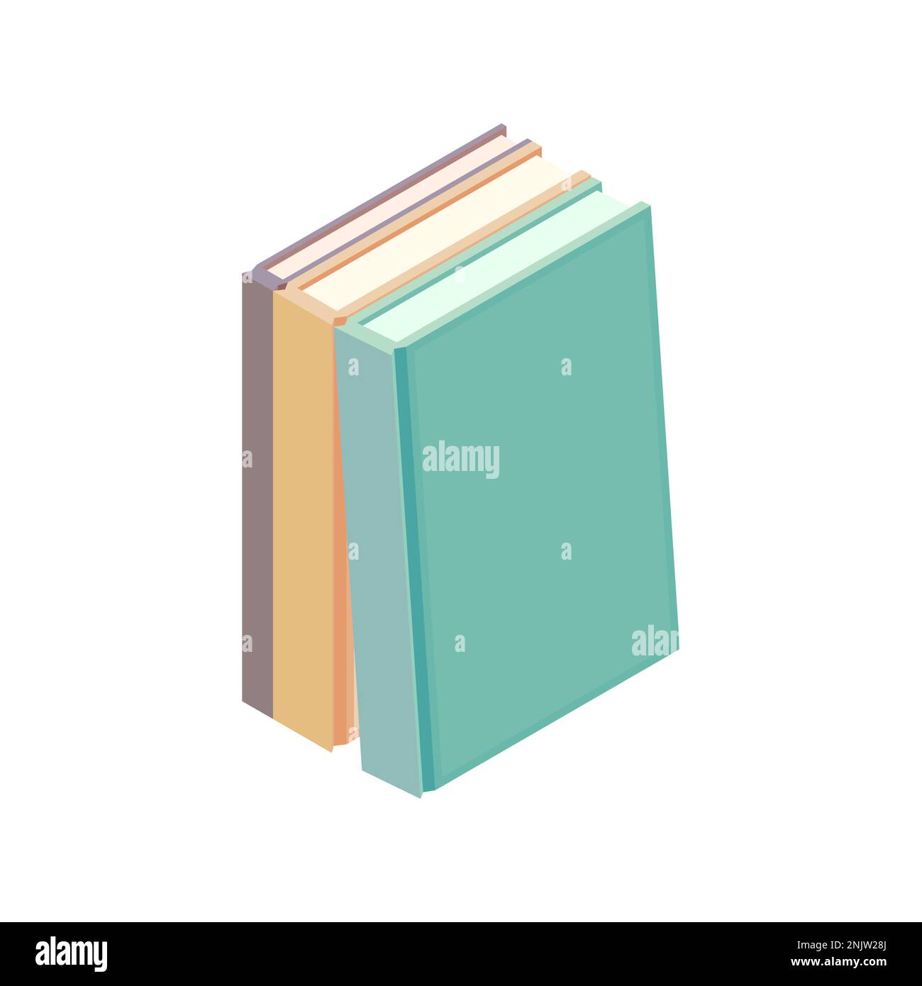 Books in flat design style, vector illustration Stock Vector Image ...